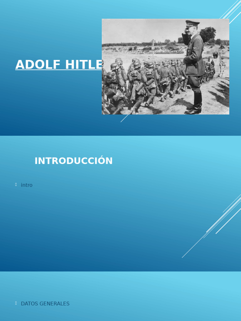 Adolf Hitler | PDF