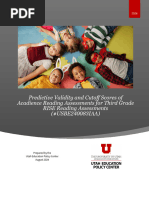 K-2 Acadience Benchmark Goals PDF | PDF | Cognition | Human Communication