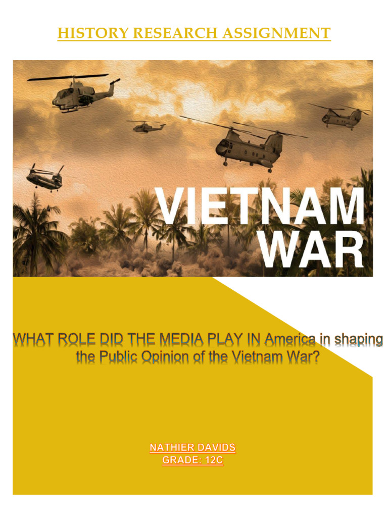 Media's Impact on Vietnam War Opinion | PDF | Agent Orange | Tet Offensive