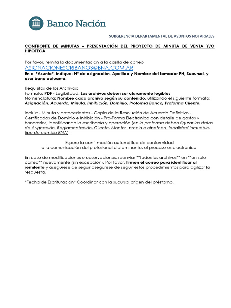 Oct24 Confronte de Minutas | PDF