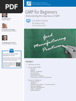 GMP Training Presentation | PDF