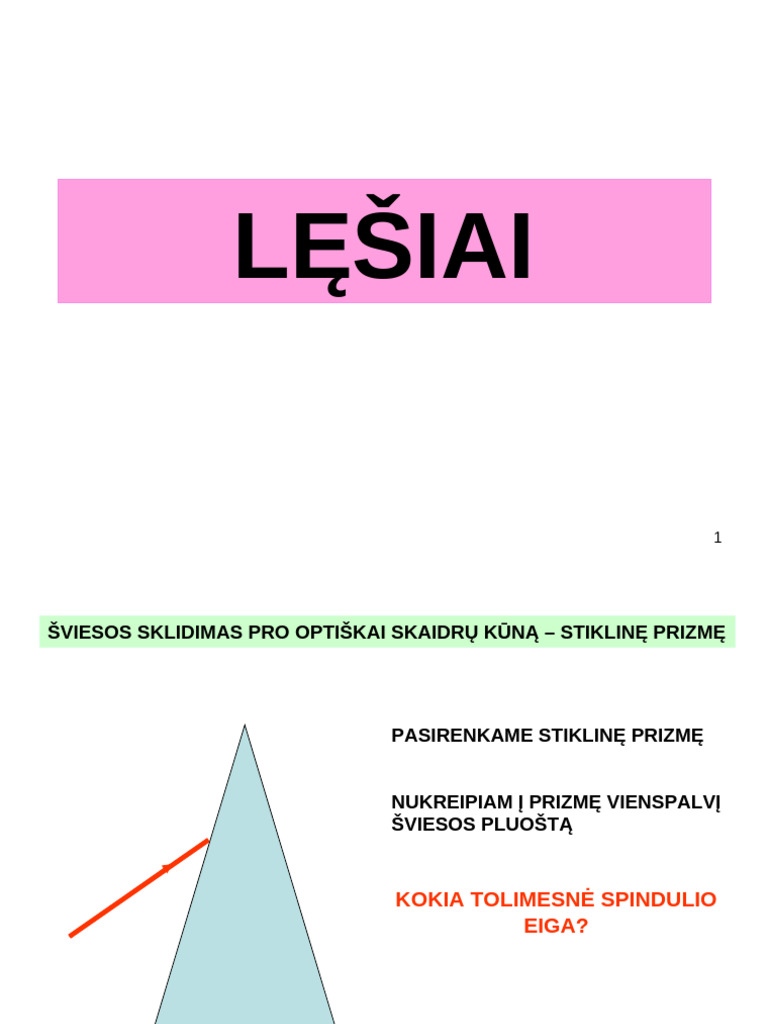 Lesis (Naujas) 1 | PDF