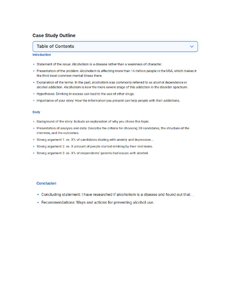 Case Study Report Writing Guidelines | PDF