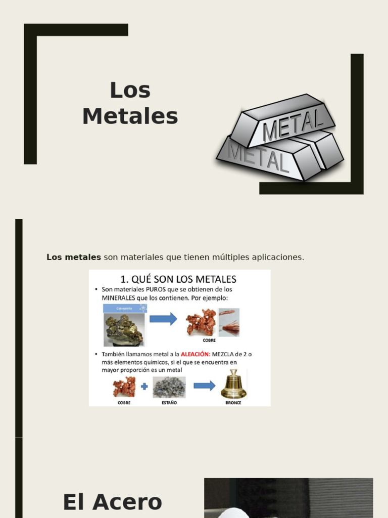 Los Metales Acero - 073050 | PDF | Acero | Rieles