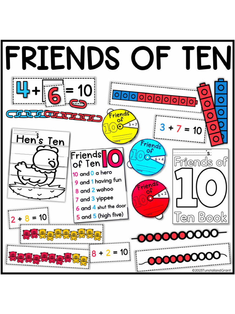 Friends of Ten Math Activities Guide | PDF