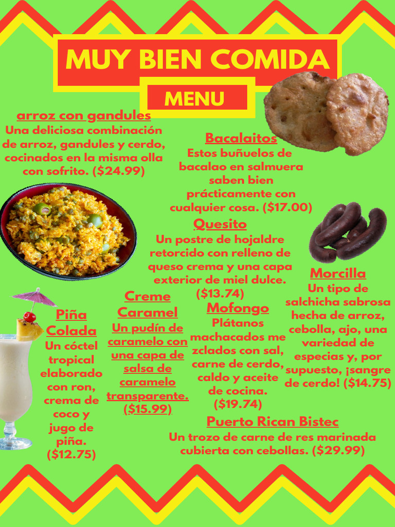 Muy Bien Comida | PDF