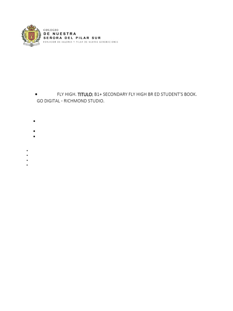 Lista Utiles DECIMO 2025 115657 | PDF