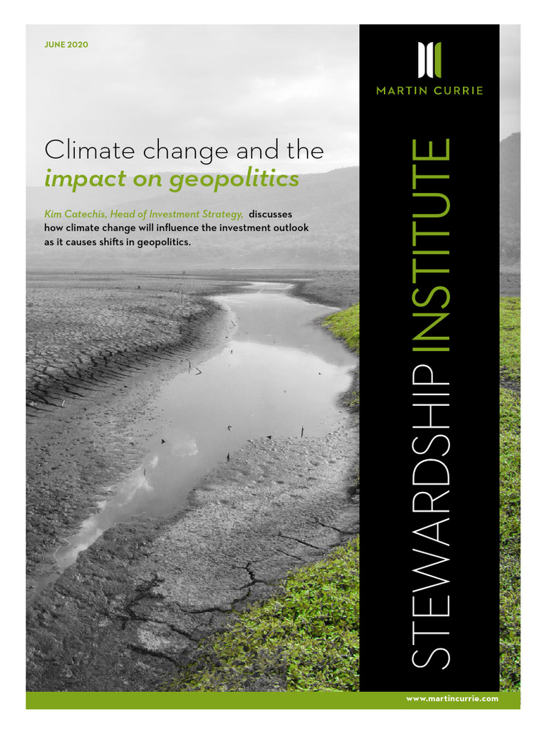 Climate Change and Impact On Geopolitics | PDF | Syria | Climate Change