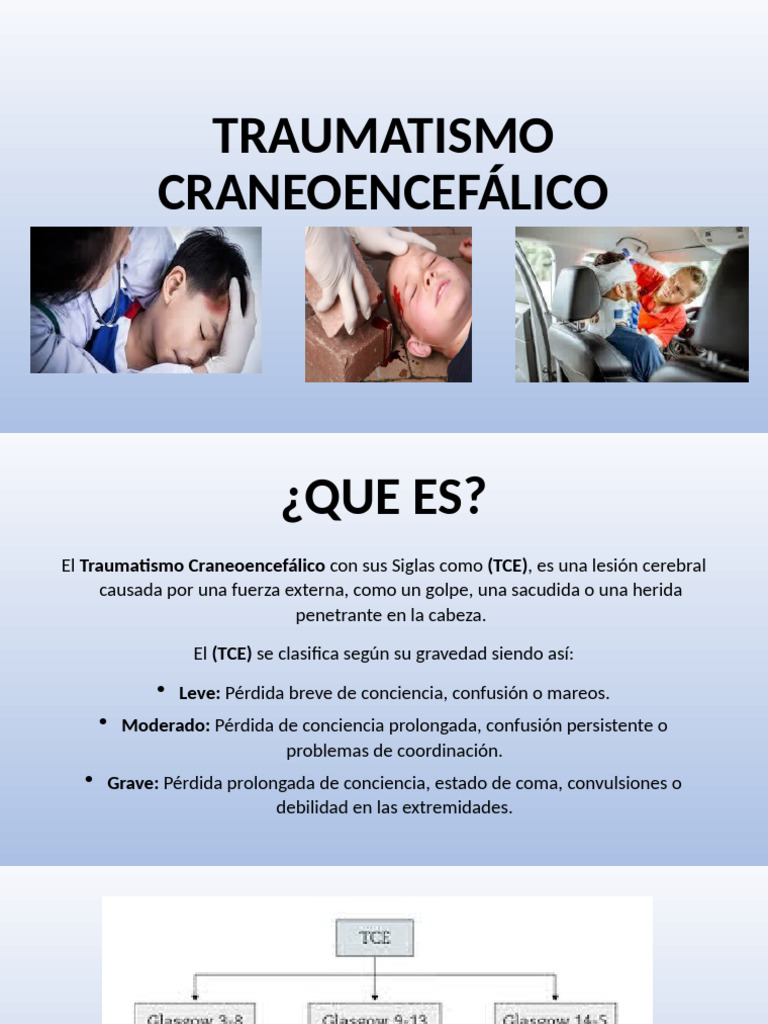 Guía sobre Traumatismo Craneoencefálico | PDF | Lesión cerebral ...