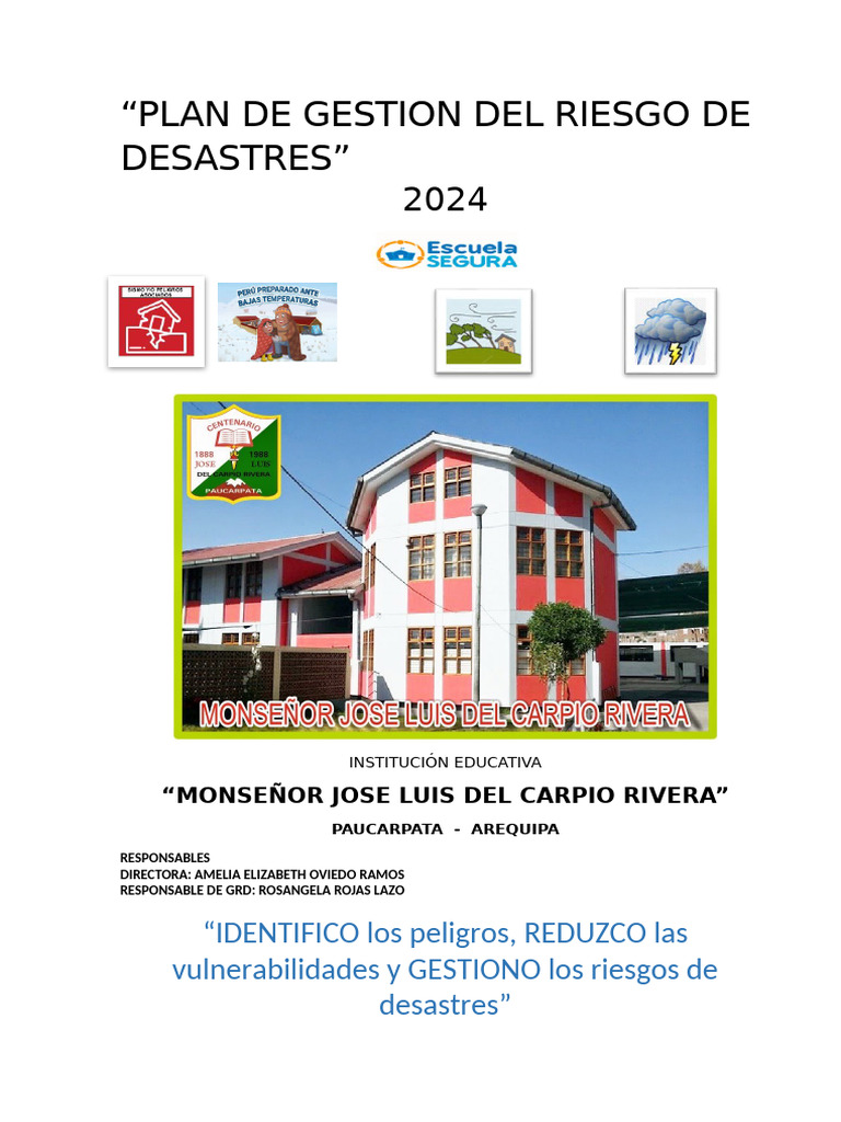6. PLAN GRD II.EE. 2024-270524 (1) | PDF | Radiación | Relámpago