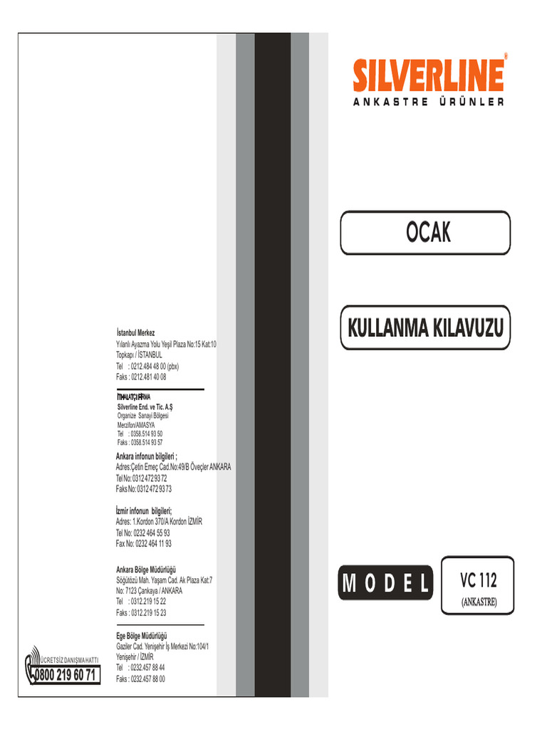 Adressiz - VC 112 Kullanma Kilavuzu | PDF