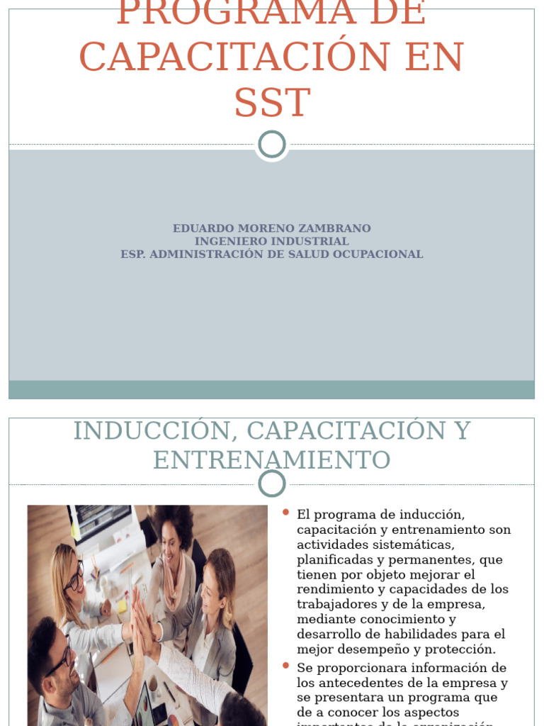 Capacitación en Seguridad y Salud Laboral | PDF | Business | Educación ...