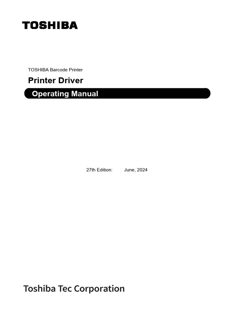 Printer Driver Manual 27th | PDF | Microsoft Windows | Printer (Computing)