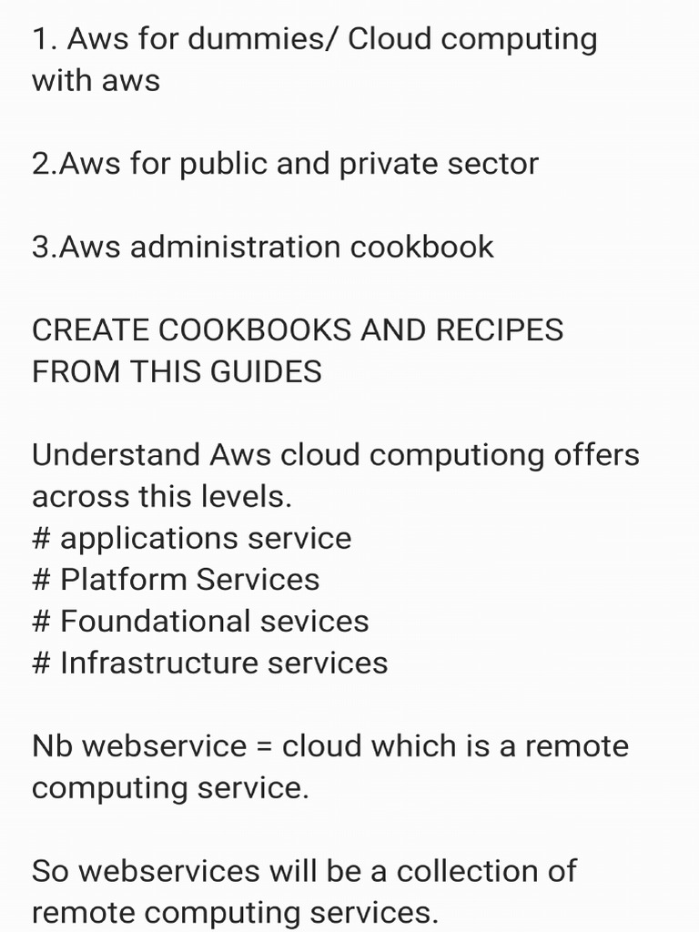 AWS STUDY GUIDE_250102_104448 | PDF