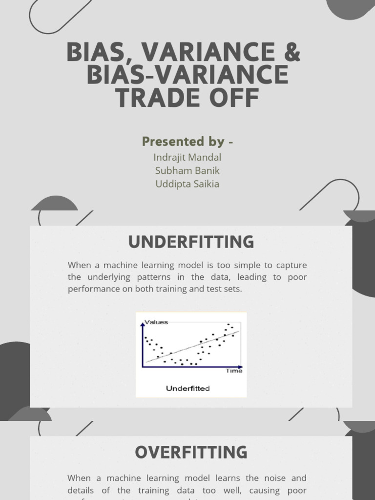 M2 Topic 4 - Bias, Variance & Bias-Variance Trade Off | PDF | Statistical Analysis | Teaching ...