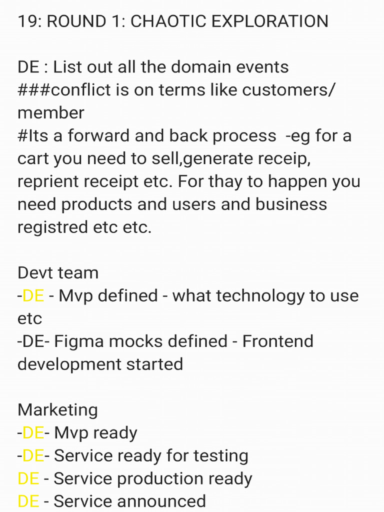 Domain Driven Design - EventStorming Rounds - 250113 - 100510 | PDF