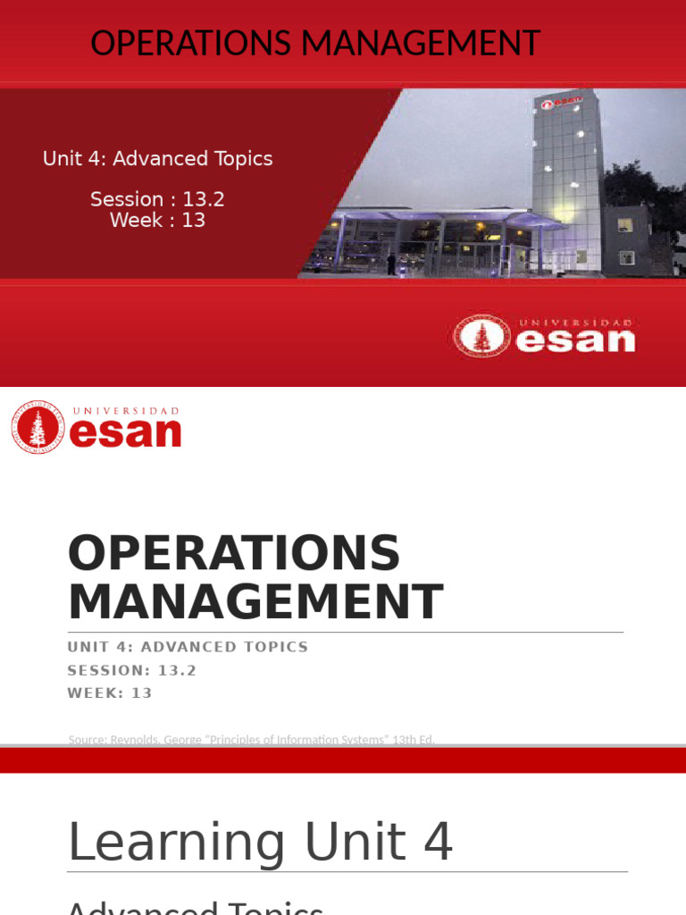 Advanced Operations Management Techniques | PDF | Standard Deviation | Variance