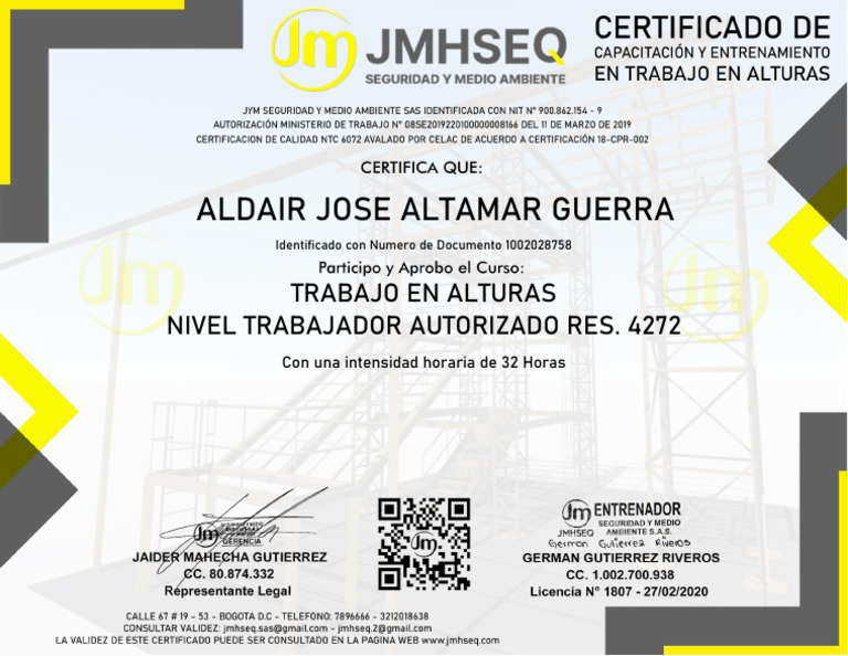 Aldair Jose Altamar Guerra | PDF