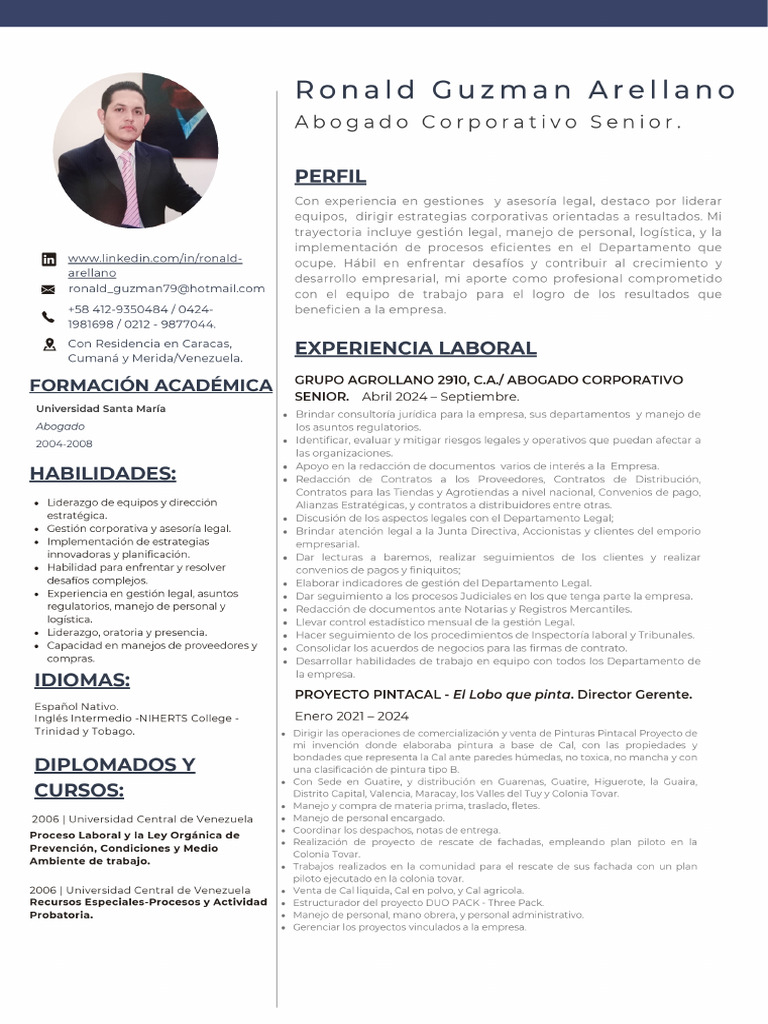 CVRonald Arellano | PDF