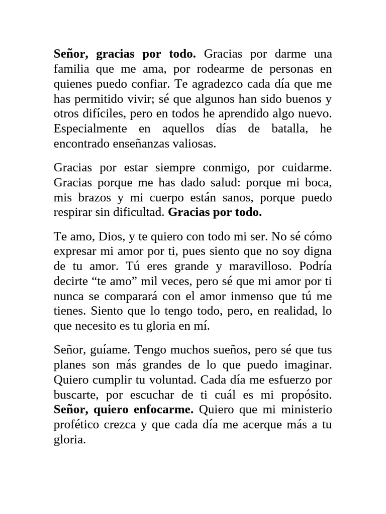 Oracion de Gerlad | PDF