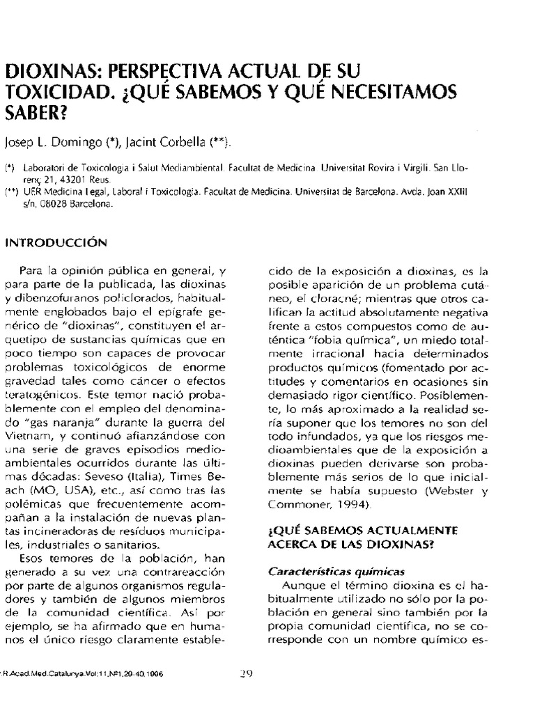 adminRACO, Article05 | PDF | Bifenilo policlorado | Dibenzodioxinas policloradas