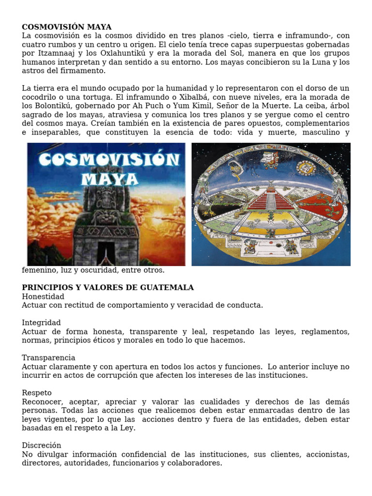 COSMOVISIÓN MAYA | PDF | Civilización maya | cerámica