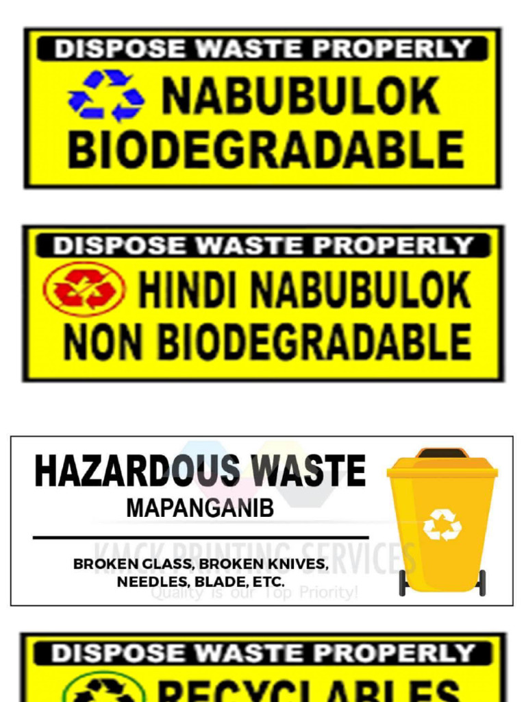 Trash Signage | PDF