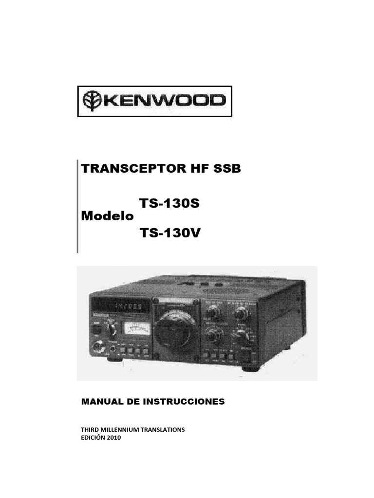 TS-130S V User ES | PDF | Altoparlante | Micrófono