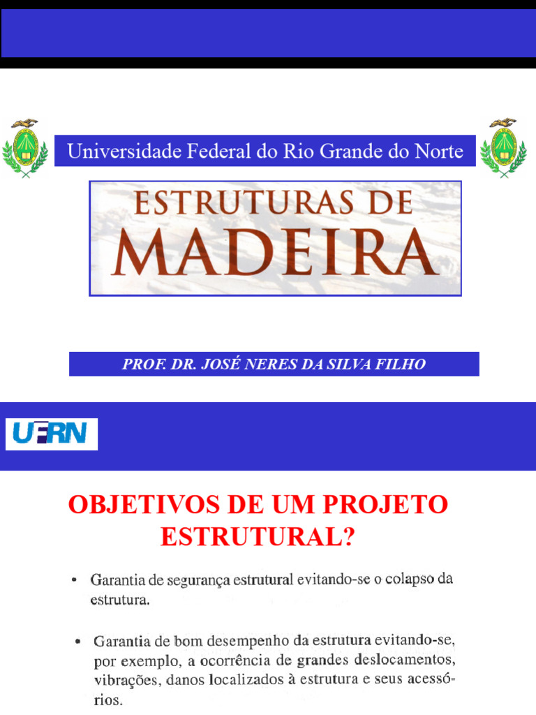 AULA 04 (Bases de Projeto em Madeira) | PDF | Estresse (Mecânica) | Madeira