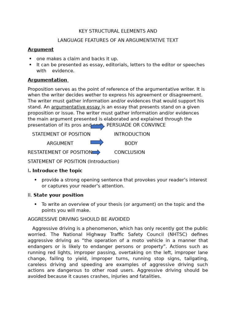 Key Structural Elements and | PDF | Verb