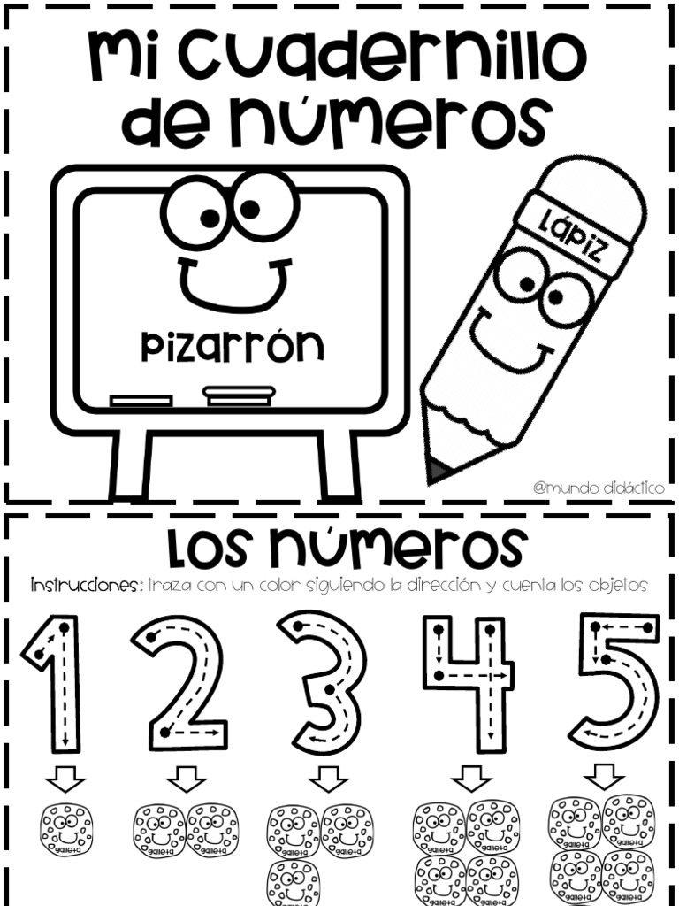 Cuadernillo Didáctico Números 1-20 | PDF