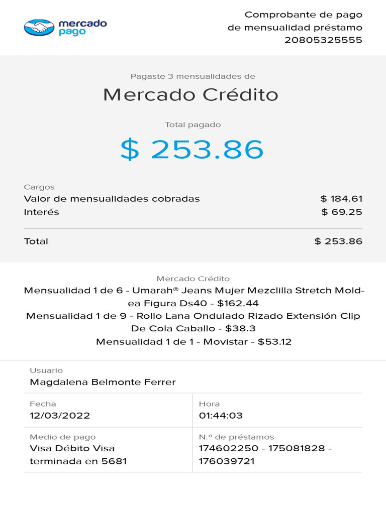 Comprobante Payment Pdf