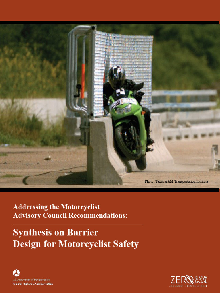 Motorcycle Barrier Design for Safety | PDF | Traffic Collision ...