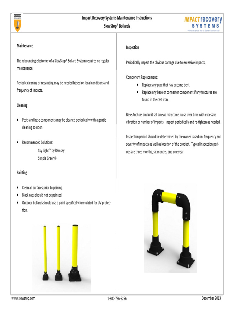 SlowStop Maintenance Instructions | PDF