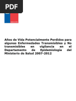 Metodologia de Calculo de AVPP | PDF | Tasa de mortalidad | Especialidades Medicas