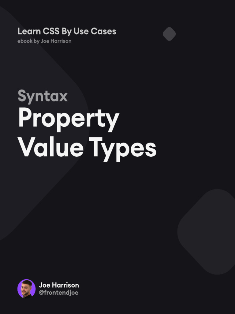 05 - Properties - Property Value Types | PDF | Computer Programming