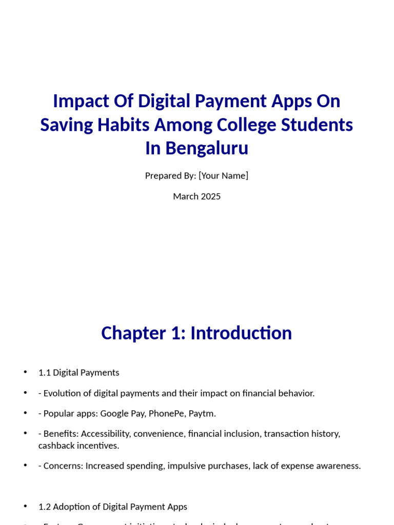 Formatted Impact of Digital Payment Apps Presentation | PDF ...