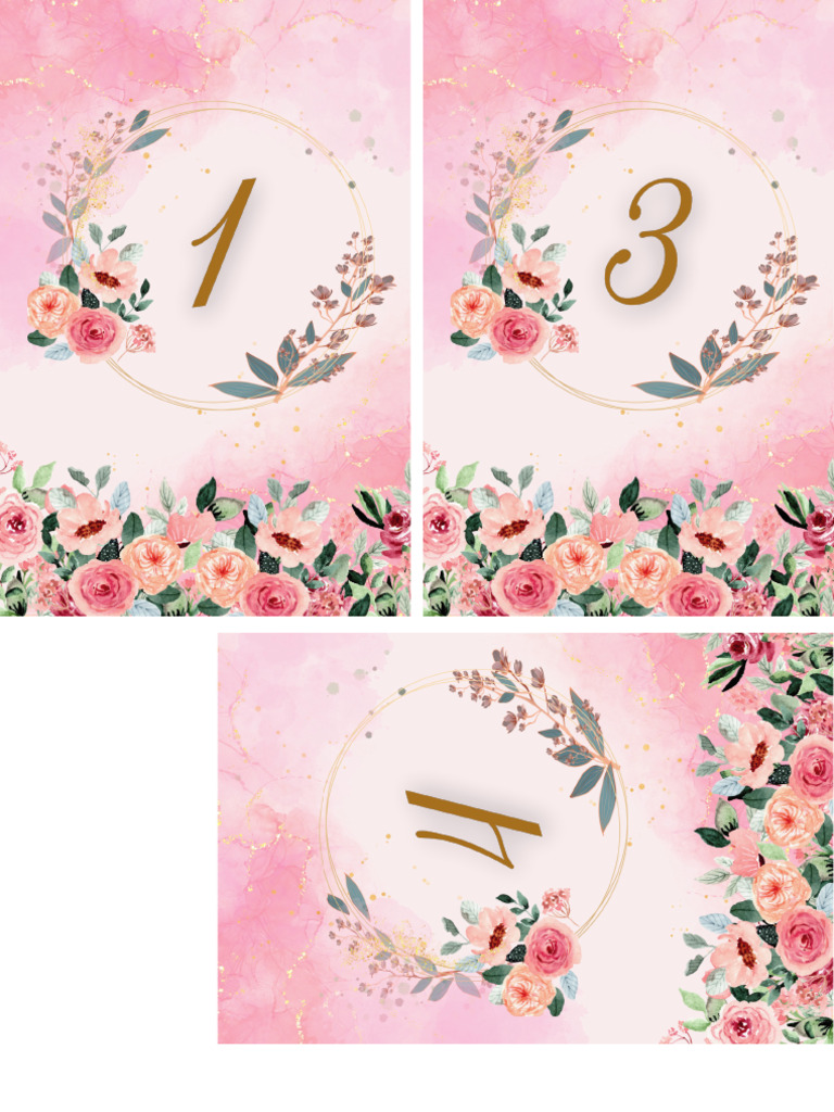 Numeros de Mesas Final | PDF