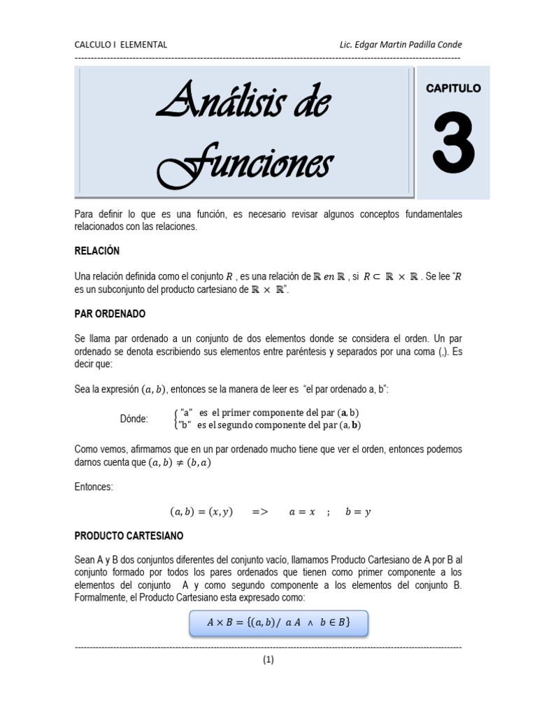 Tema 3 FUNCIONES | PDF | Función (Matemáticas) | Raíz cuadrada