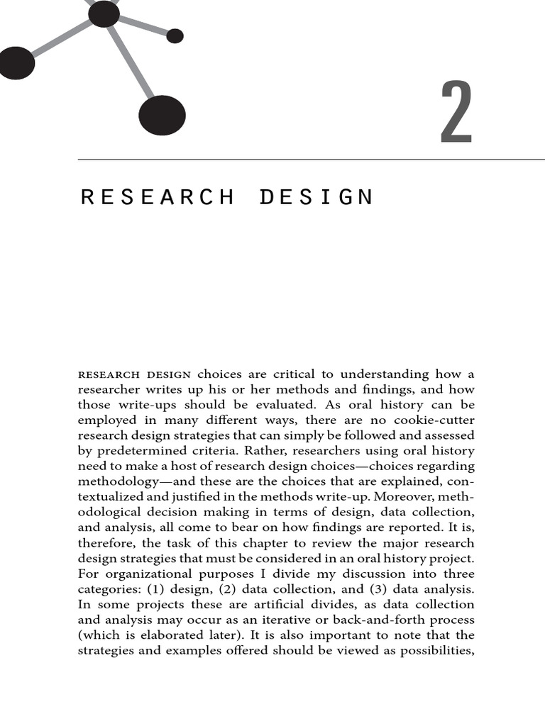 Leavy Chapter 2 Research Design | PDF | Oral History | Qualitative Research