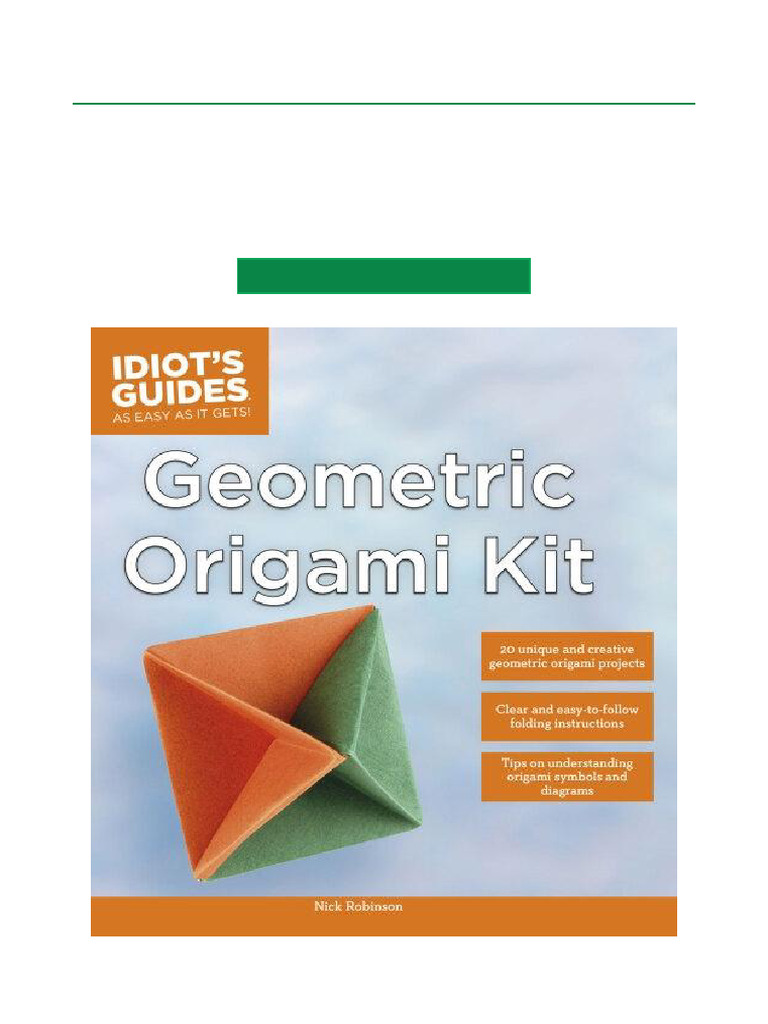 Geometric Origami Kit Download | PDF