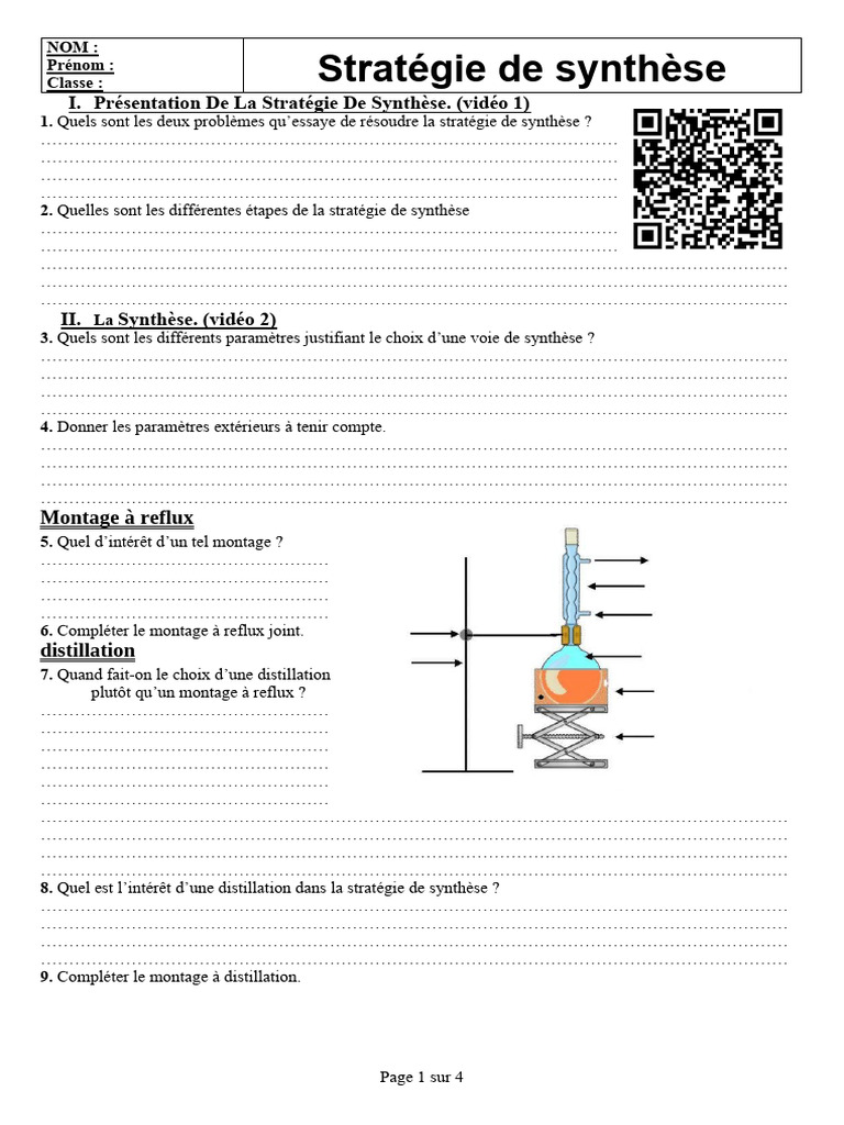 Tspe Rappel 1spe Strategie Synthese | PDF