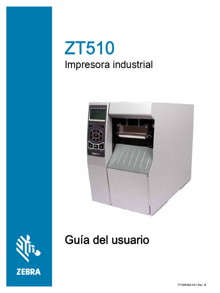 ZT510 Guía de Usuario | PDF | Impresora (Computación) | Ciencias de la ...