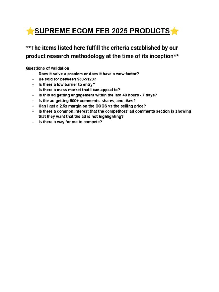 Winner Product FEB 2025 | PDF | Facebook