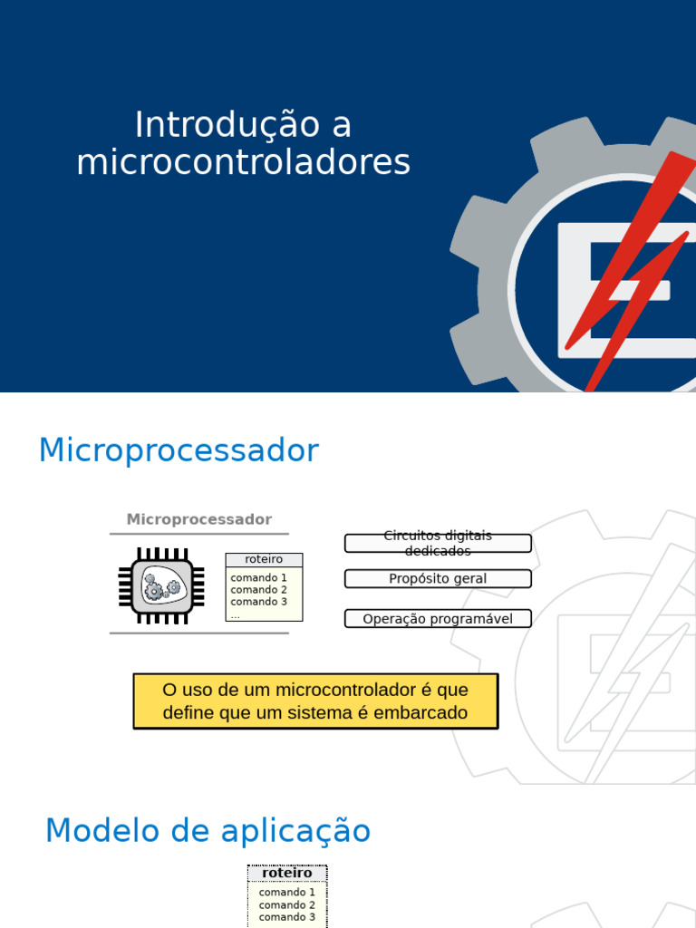 Introdução a Microcontroladores e Arquiteturas | PDF | Microprocessador ...