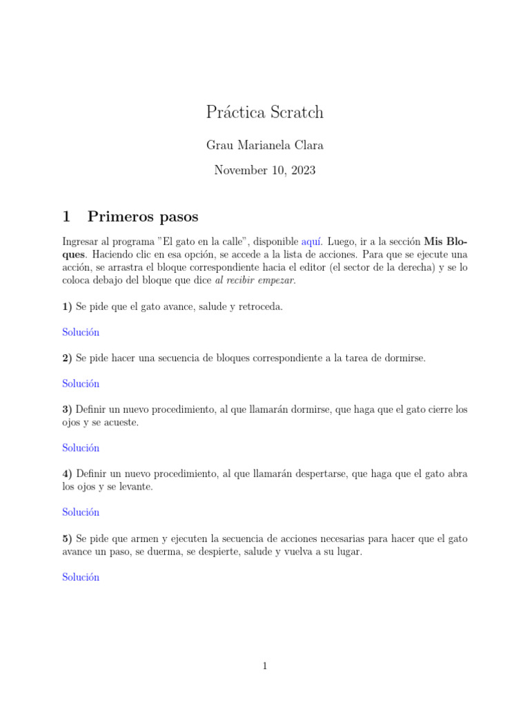Practica Scratch | PDF