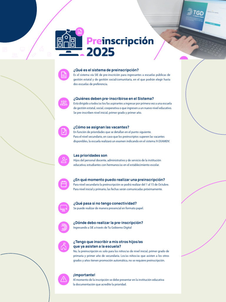 Instructivo Preinscripcion | PDF