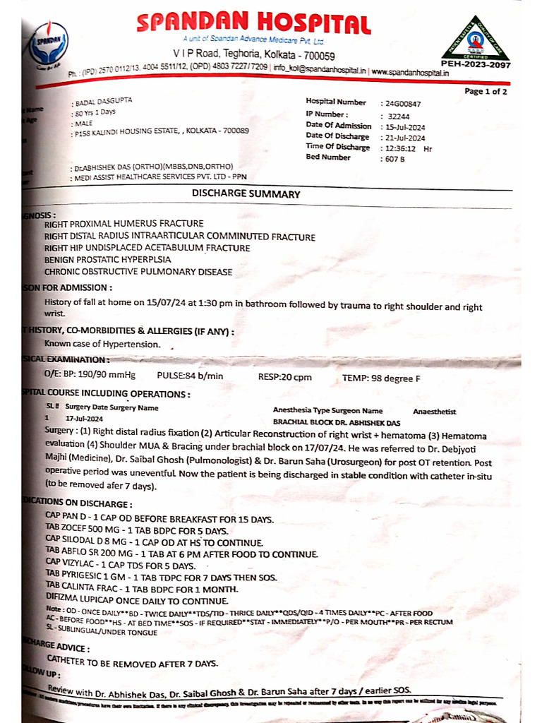 Spandan Dis Sum | PDF