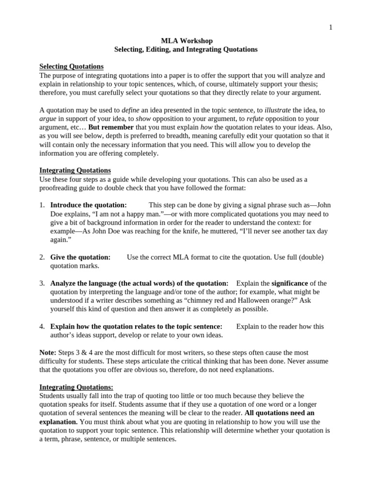 MLA SelectingQuot Soto | PDF | Ellipsis | Linguistics