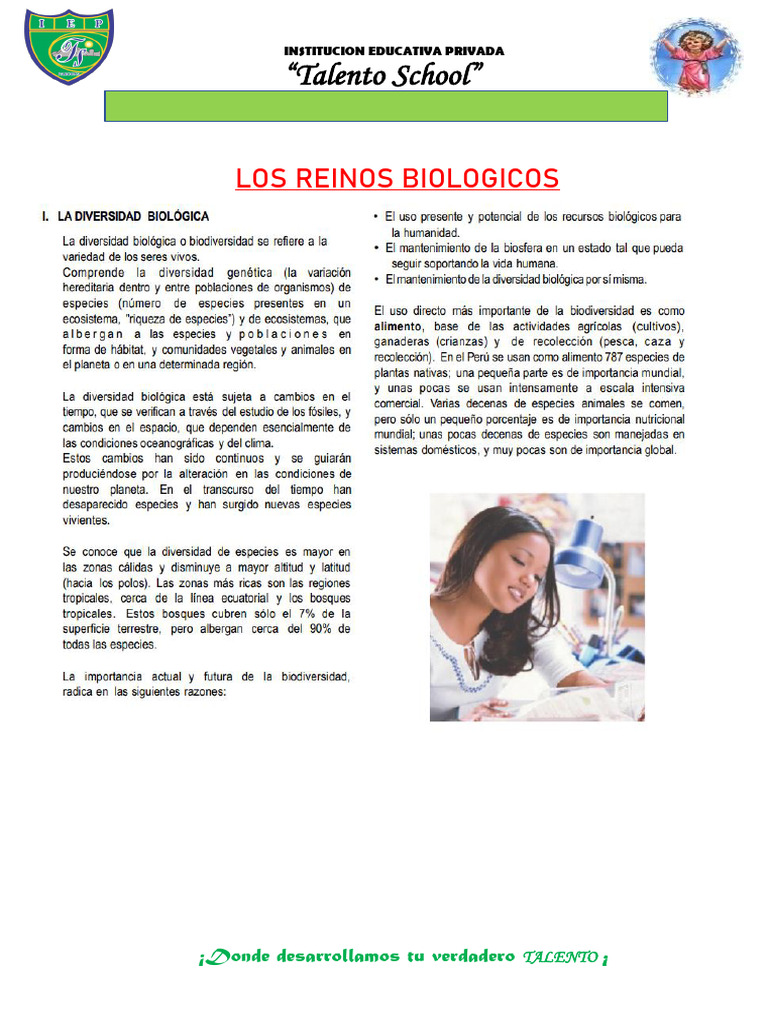 Los Reinos Biologicos 2do | PDF